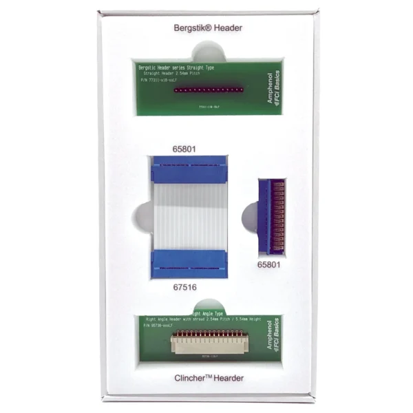 FCI Basics Clincher 2.54 mm Hearder Bergstik, Flex Connectors ...